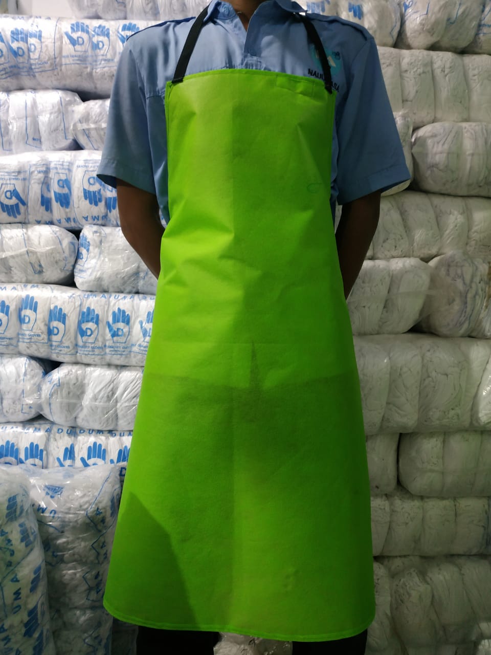 Apron Dada Bahan Spunbond Hijau - PT. Pison Asia Nauli Basa - Home Industry